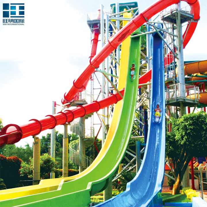 High Speed Slide for Water Park Outdoor Play Equipment