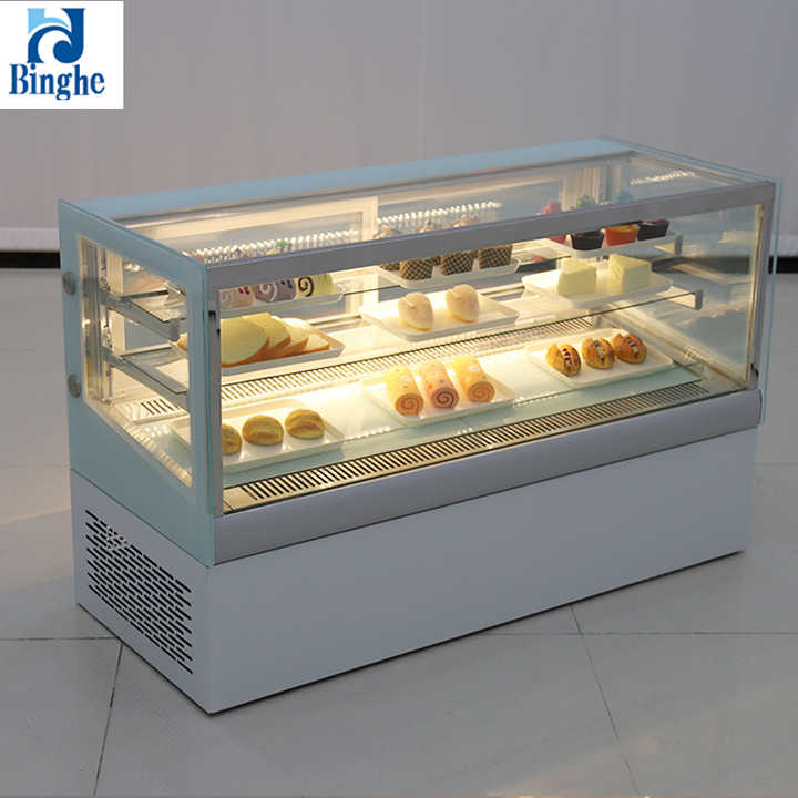 Pastry Bakery Bread Display Fridge - Table Top Cake Showcase