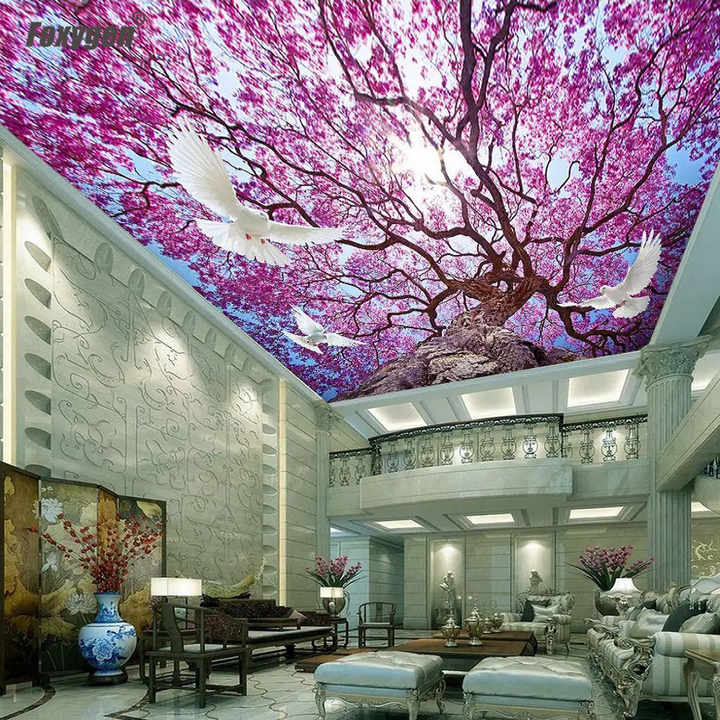 Professional Manufacture Stretch Ceiling Pvc 3d Printed Stretch Ceiling ...