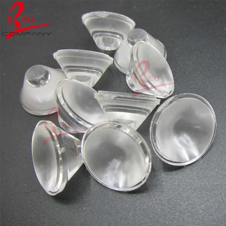 20mm 10/30/60/90/120 Degree Optical Glass LED Lens Reflector Collimator ...