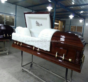 Wholesale wood coffin kits Including Hydraulic Embalming Table ...