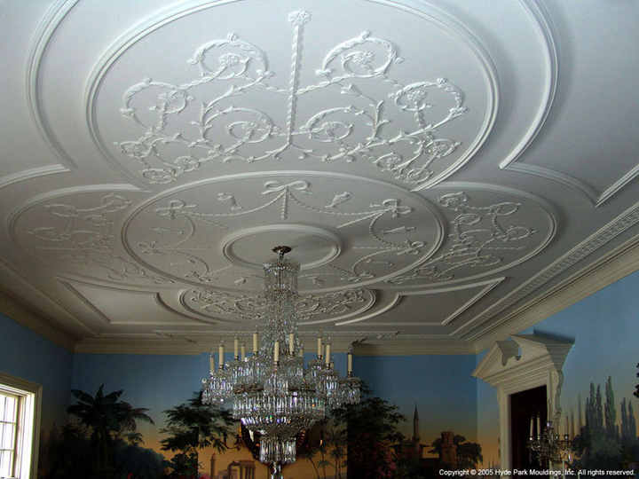 High Quality Gypsum Ceiling Designs - Rail Plaster Cornice