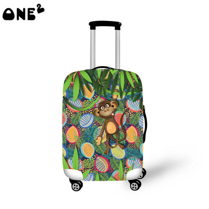 ONE2 Design Cute Monkey Pattern Wholesale Luggage Cover for Boys Suitcase