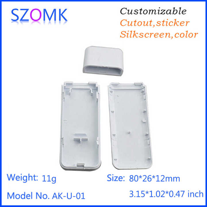 Plastic USB Connector Housing Box Enclosure (w)26*(h)12*(l)80mm