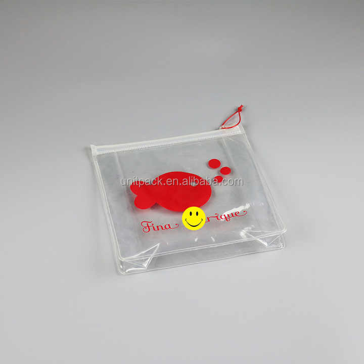 Wholesale Slider Zipper PVC Pouch - Clear Vinyl Bag