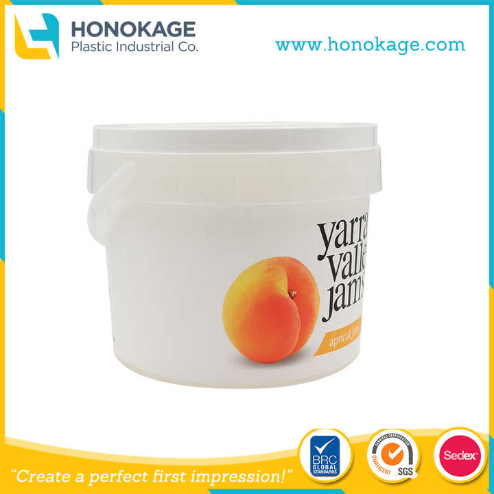 2.5kg IML Greek Yogurt Large Container with Lid and Tamper Evident