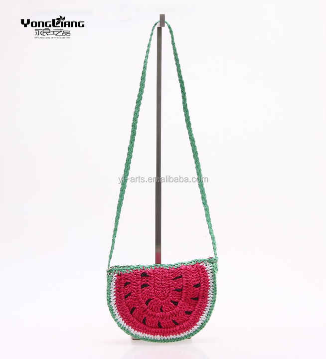 Shop Our Watermelon Shape Crochet Bag - Perfect for Summer