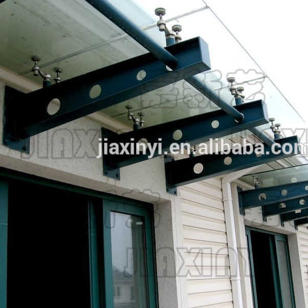 Glass Canopy for Hotel Entrance - Durable & Stylish