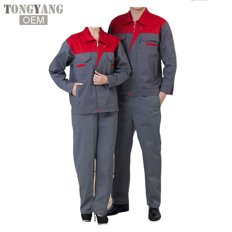 Industrial Factory Worker Uniforms - Safety & Comfort
