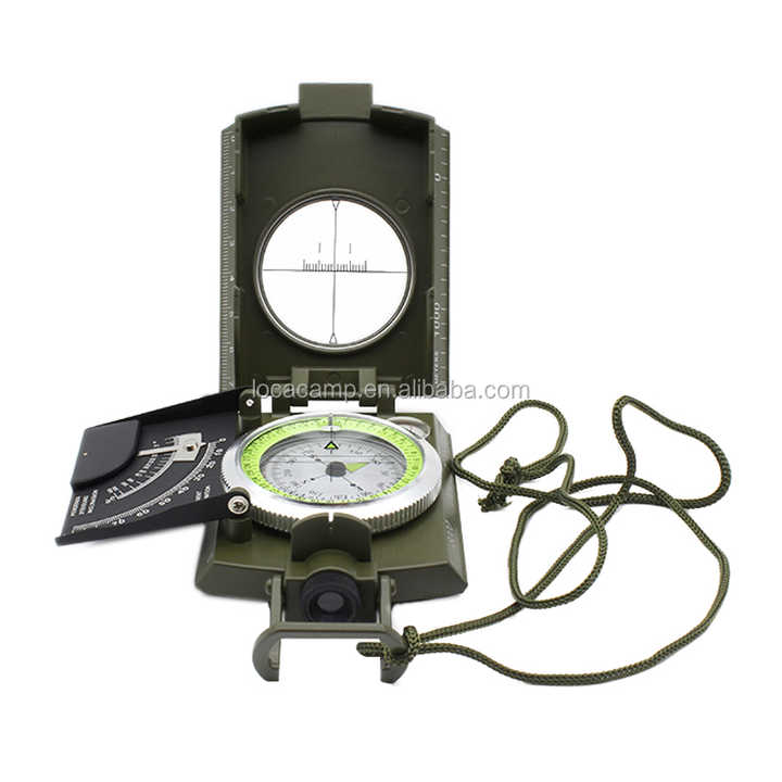 High Quality Engineering Prismatic Lensatic Sighting Compass