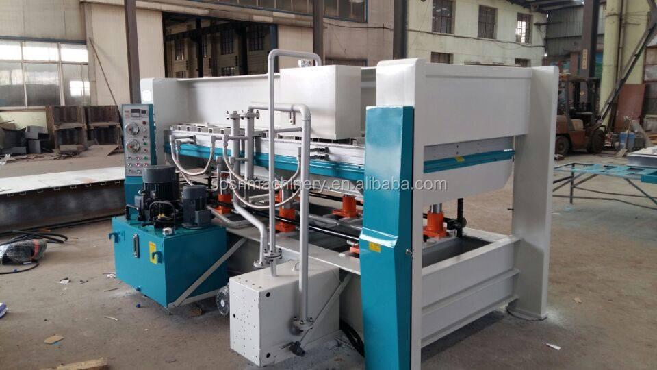 wood pressing machine hot press hydraulic press for plywood, pvc, MDF ...