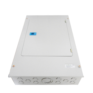 6 Way TPN Distribution Board - IP65 Waterproof Metal Enclosure