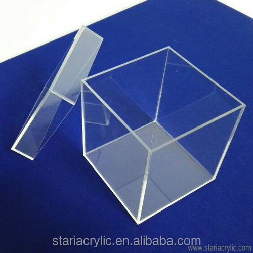Premium White Acrylic Gift Box with Lid | Customizable