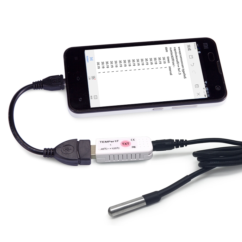 USB Thermometer USB Temperature Humidity Meter With Software - PC ...