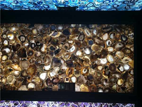 Agate Backlight Tile - Luxurious Natural Gemstone Flooring