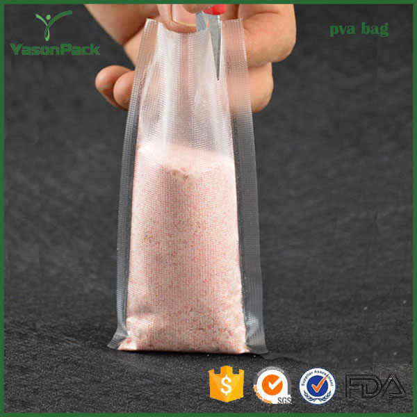 Custom Pack Decomposable Plastic PVA Cold Water Soluble Bags