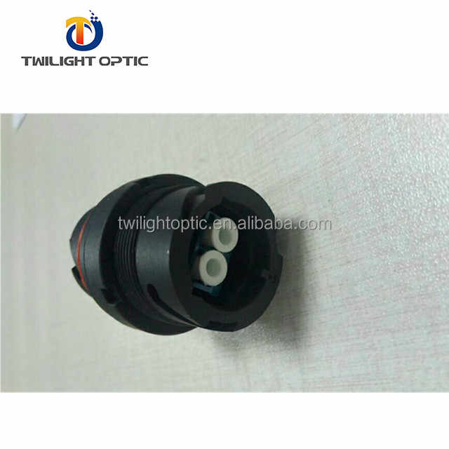 LC Duplex Bulkhead Fiber Optic Connector for Outdoor 5G