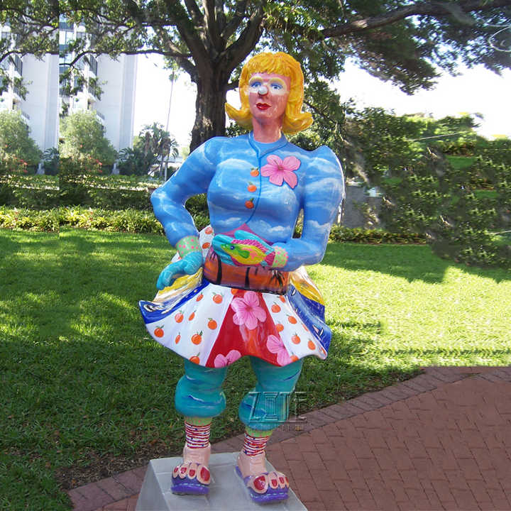Custom Life Size Clown Figure - Fiberglass Joker Statue