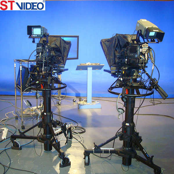 Broadcast Camera with Teleprompter - 19inch High Brightness