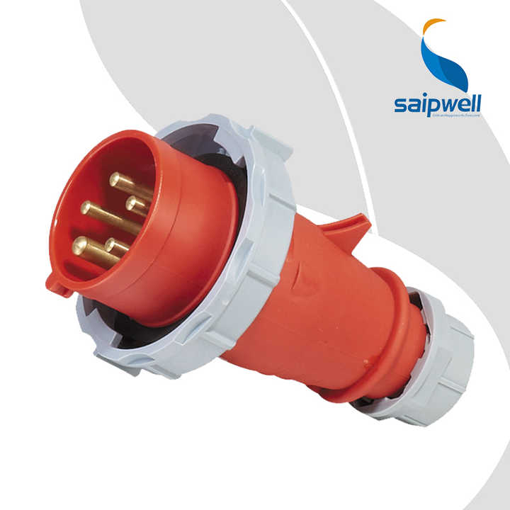 CEE IEC国际工业插头和插座5相插头16A，32A，63A Saip Saipwell IP67船舶防水插头| Alibaba.com