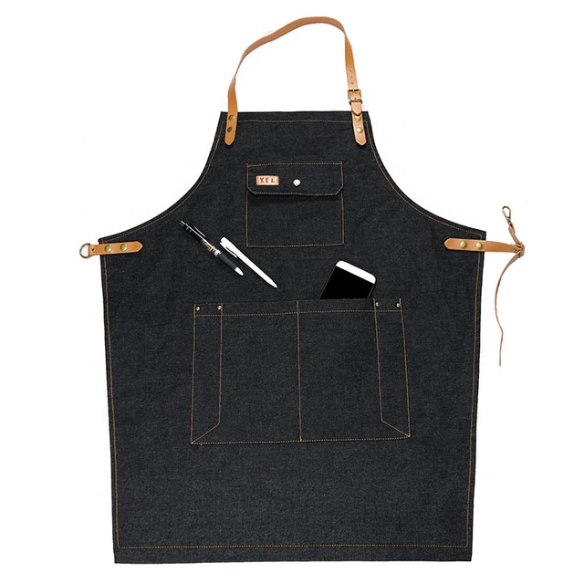 Low Price Korean Apron Custom Logo Option, Water-Resistant Fabric ...