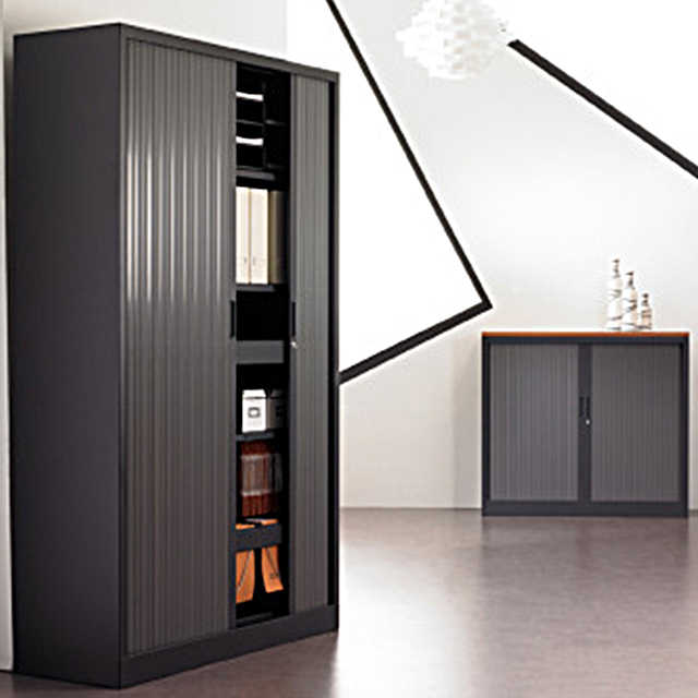 Shutter Door Cabinet Modern And Durable, Roller Shutter With PVC