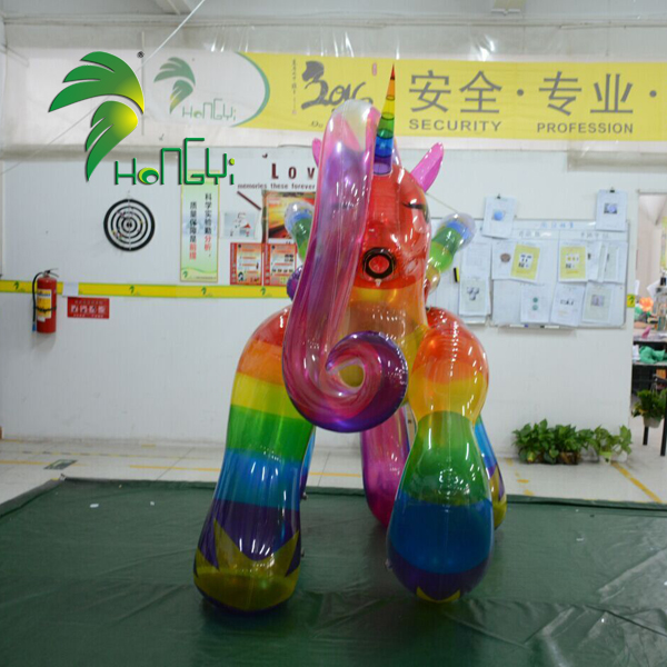 Boost Your Brand Visibility with Custom inflatable transparent horse ...