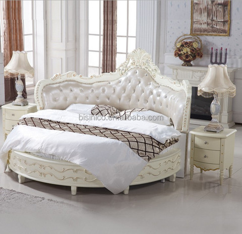 Bisini Luxury Palace King Size Bed, Royal Golden King Size Bedroom ...