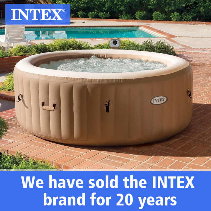 Intex 28426充气豪华纯水疗加热气泡按摩池高档户外热水浴缸家庭地上水疗池| Alibaba.com