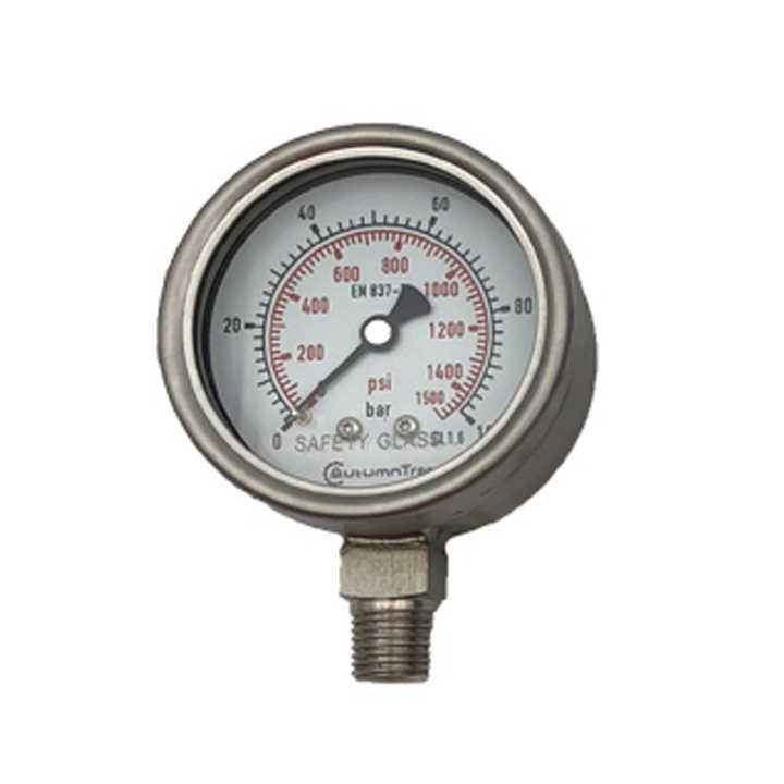 Manometer 250 Bar - Heavy Duty Pressure Gauges by Autumn Tree