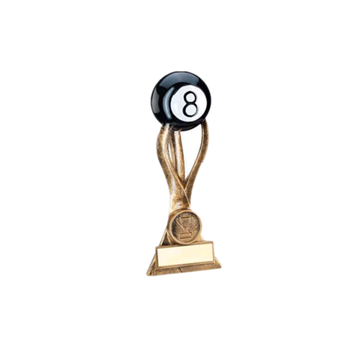 Unique 3d Resin Snooker Award 8 Ball Billiards Trophy Item - Buy 8 Ball ...