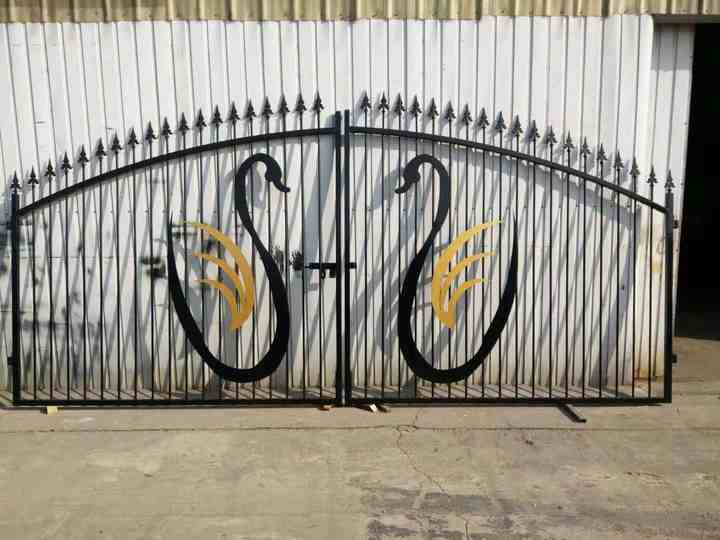 Spanish Style Outdoor Wrought Iron Gates Ornamental Wrought Iron Gates