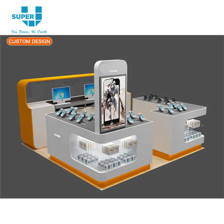 Shop Our Bespoke Phone Display Kiosks for Retail Success