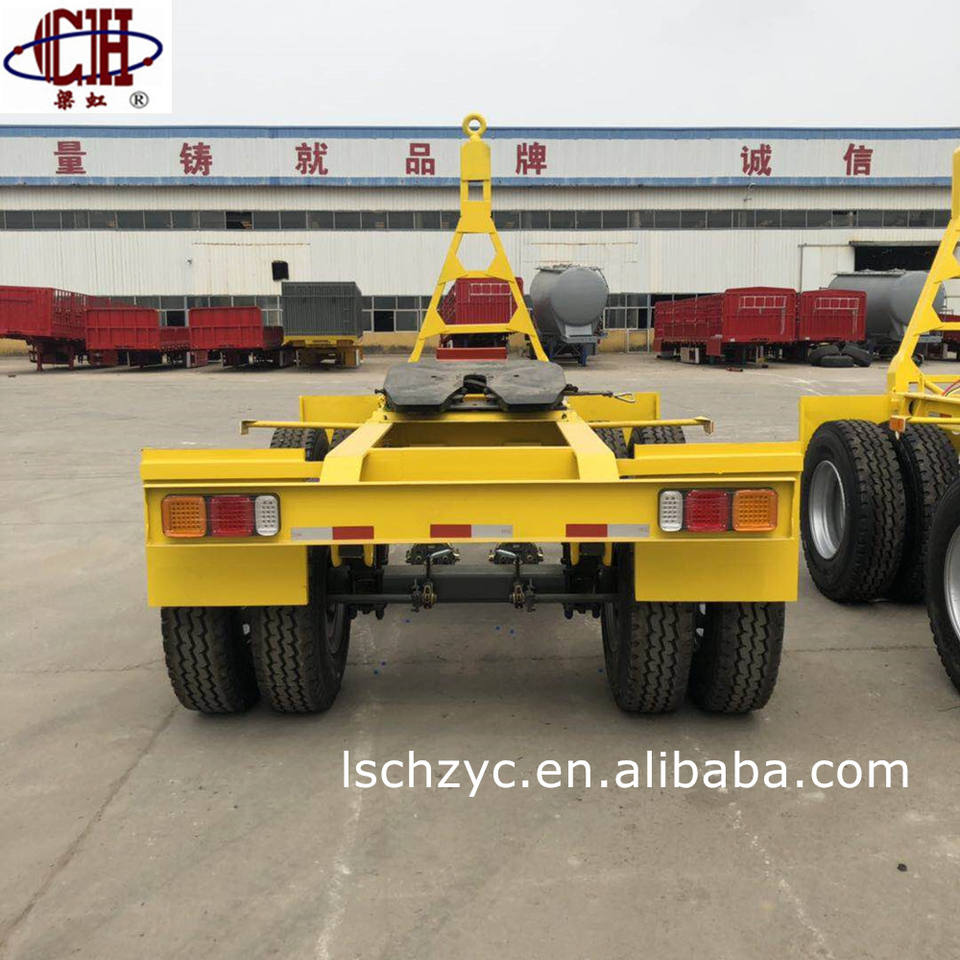 Factory 2 Axles Dolly With Drawbar for Semi-Trailer - Extendable Manual ...