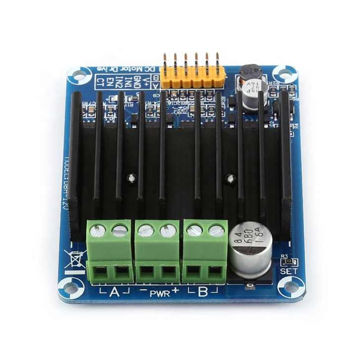 DBH-01A 30A 5v-12v双通道H桥电机驱动板模块，用于智能汽车强制动| Alibaba.com