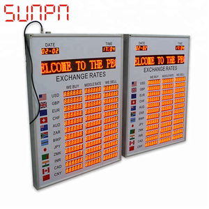 Buy Waterproof And High-Quality exchange rate display board - Alibaba.com