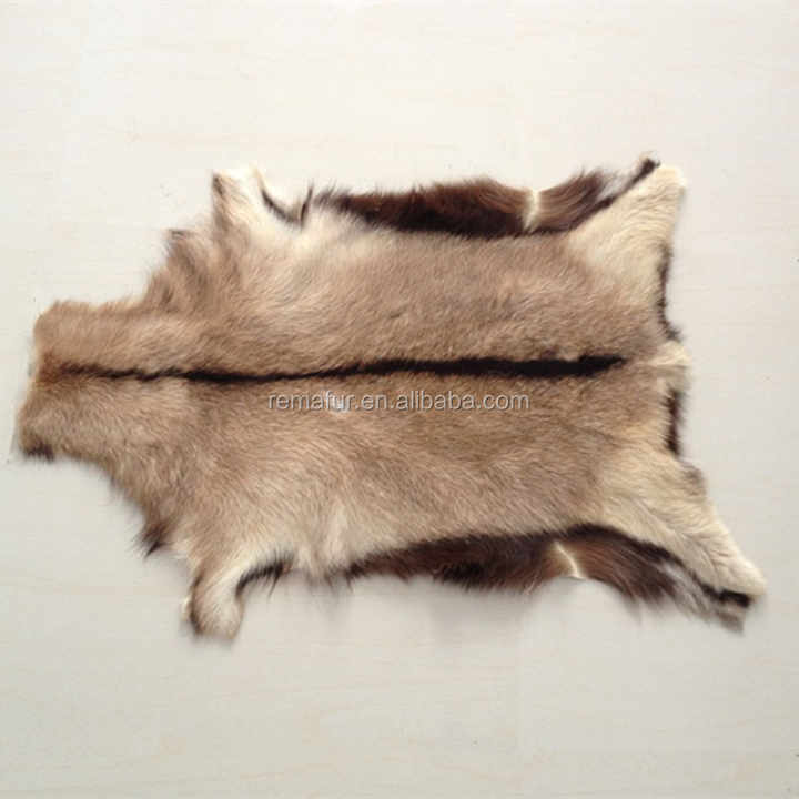 Beautiful Goat Fur Skins - Rema Brand, Natural Mixed Color