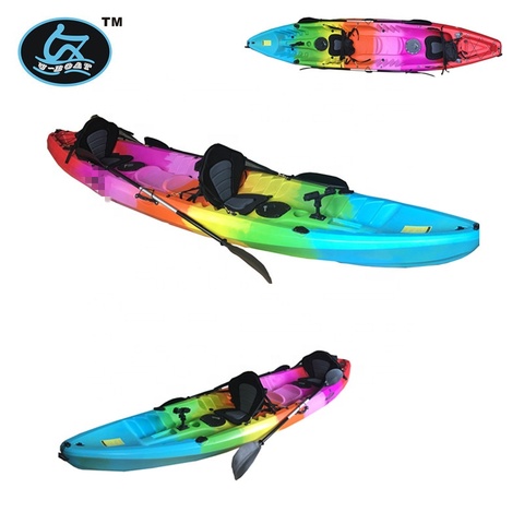 18ft Plastic Trimaran Sailing Kayak with Foot Drive Pedal System and ...