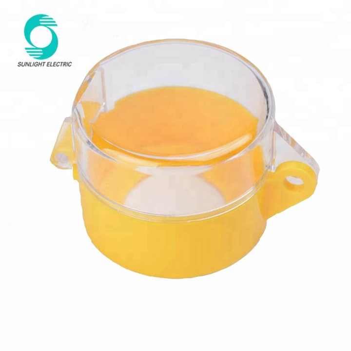 55*43mm 25mm emergency stop button protection cover padlock plastic ...