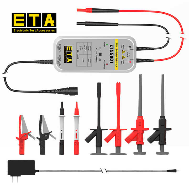 Fluke Differential Probe - ETA5001 15mhz 700V Oscilloscope Probes
