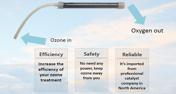 Ozone Destroyer Catalyst for Ozone Generators to Convert Ozone Gas Back to Oxygen Products from ...