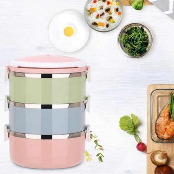 Stackable Stainless Steel Lunch Box - Bento Box
