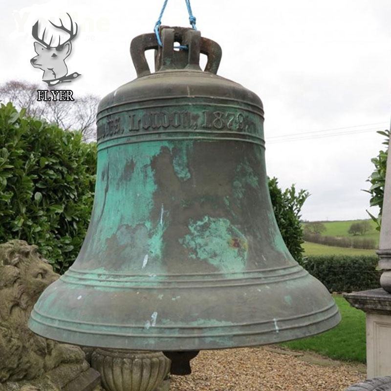 Historic Large Metal Iron Bell Sculpture - Custom Bronze Church Bell ...