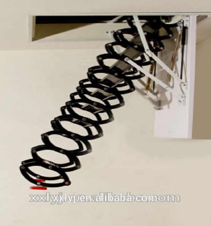 Attic Rope Ladder - Telescopic Retractable Ceiling Access