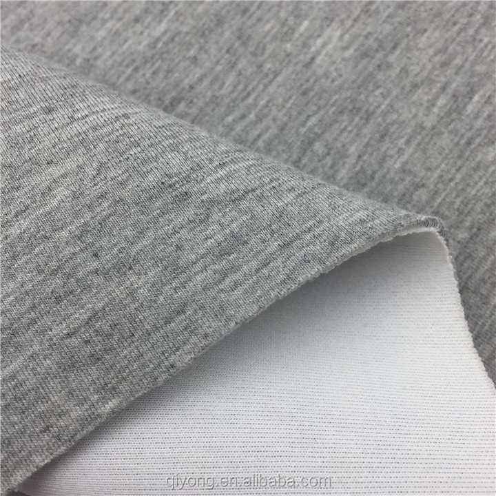 High Grade Double Side Light Grey Melange Color Fabric