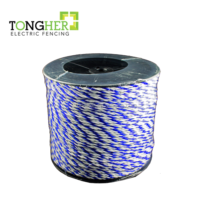 5.0mm Diameter Multi Strands Electric Fence Polywire For Farm Cattle ...