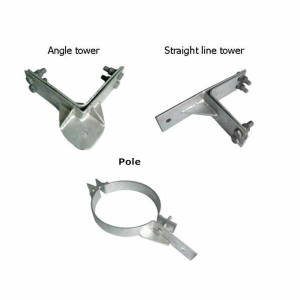 Metal Optical Fiber Cable Accessories Hardware Hanger for Pole Tower