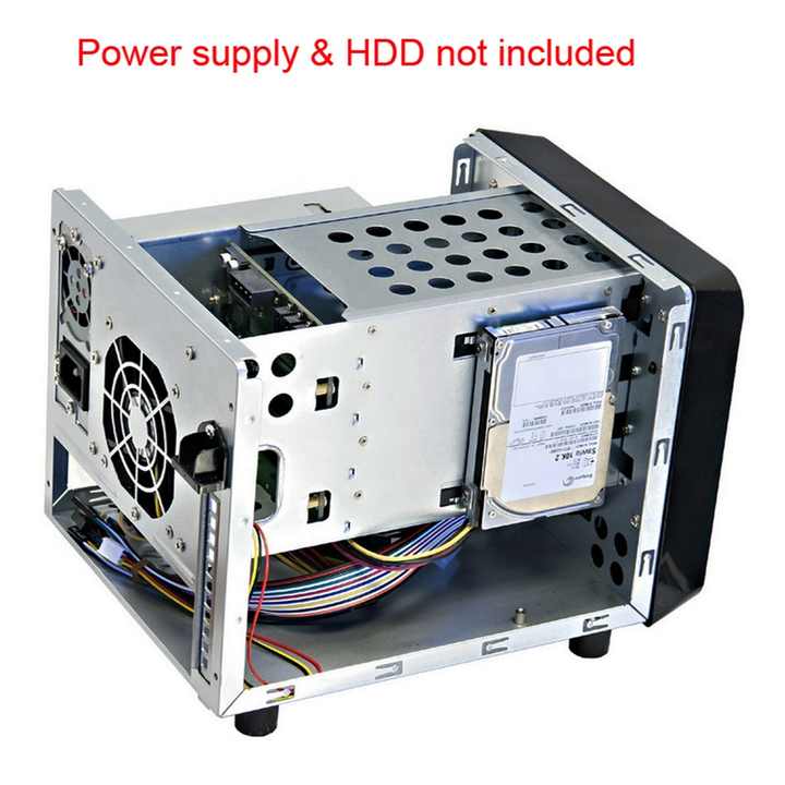 Mini-itx NAS Case with 4 Bays - Ideal for Storage Servers