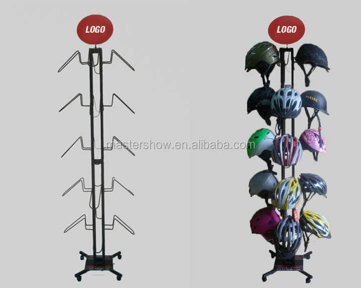 High Quality Metal Helmet Display Stands - Free Standing