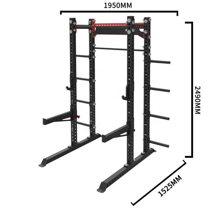 Commercial Power Half Rack Multi Gym Equipment Fitness Squat Rack ...